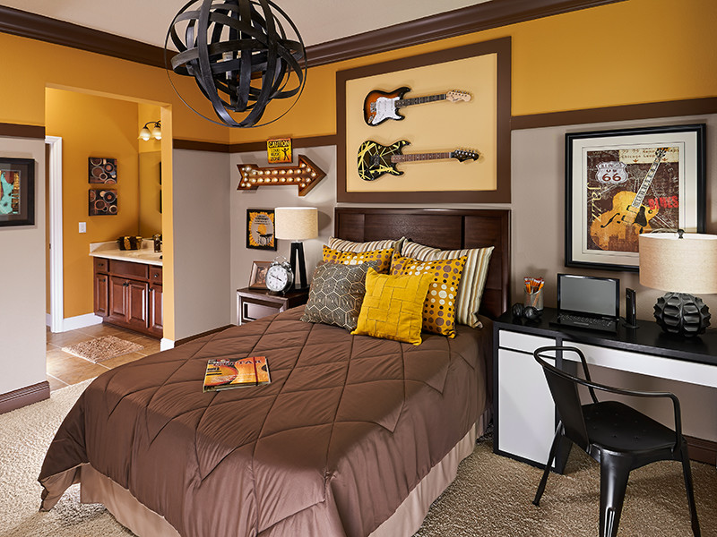 Model Home Interiors - Craftsman - Bedroom - Orlando - by Intermark ...