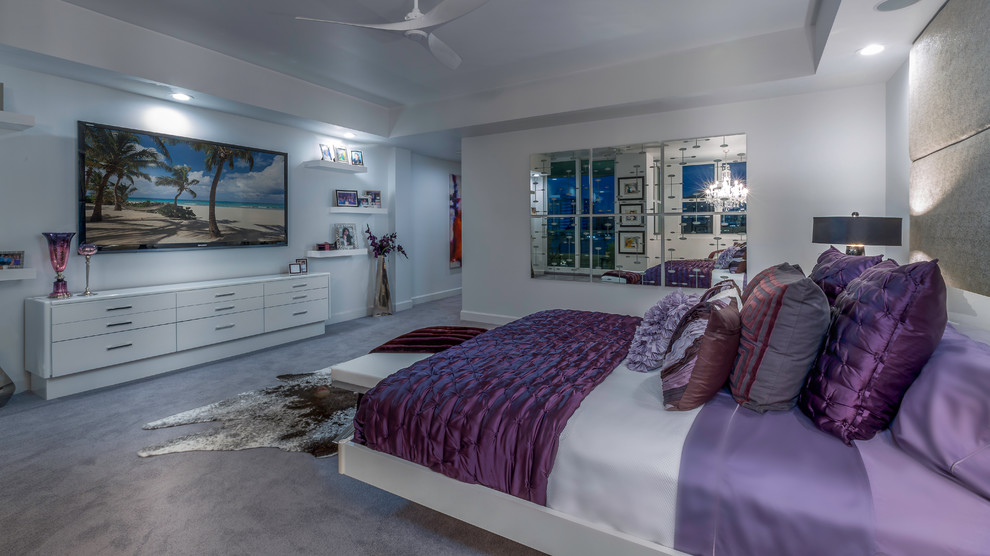 Modern Boca Raton Condo - Modern - Bedroom - Miami - by Zelman Style ...