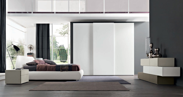 Modern Italian Platform Bed Gaudi 02 by Spar - $2,699.00 - Modern ...