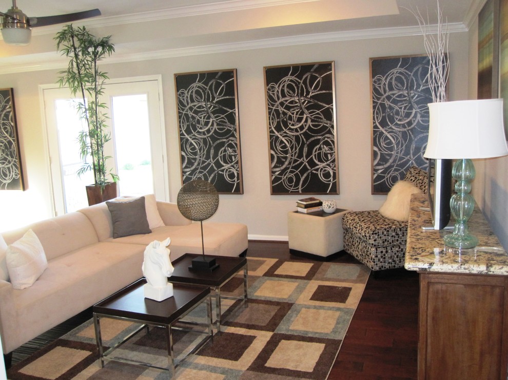 Modern Model Home - Modern - Bedroom - Houston - by The Luxe Designer ...