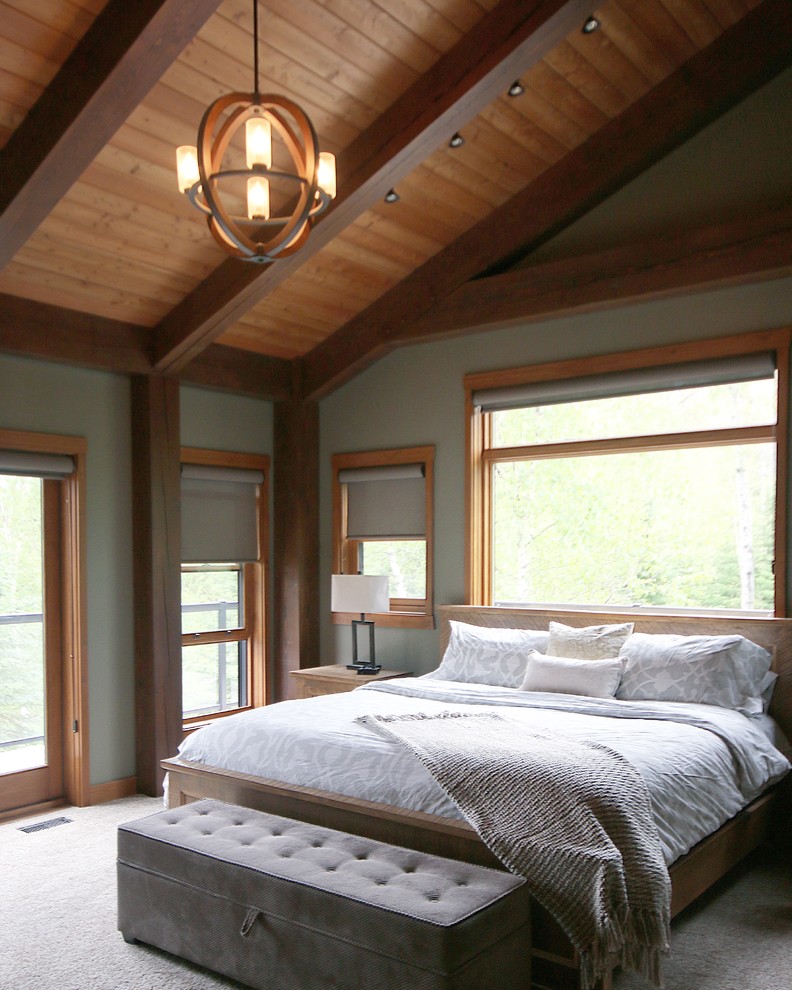 Modern Timber Frame - Custom Build - Rustic - Bedroom - Other - by ...