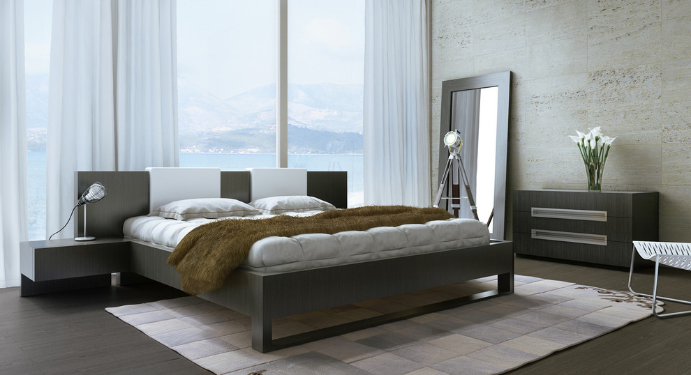 Monroe Contemporary & Modern Bed by ModLoft - Contemporary - Bedroom ...