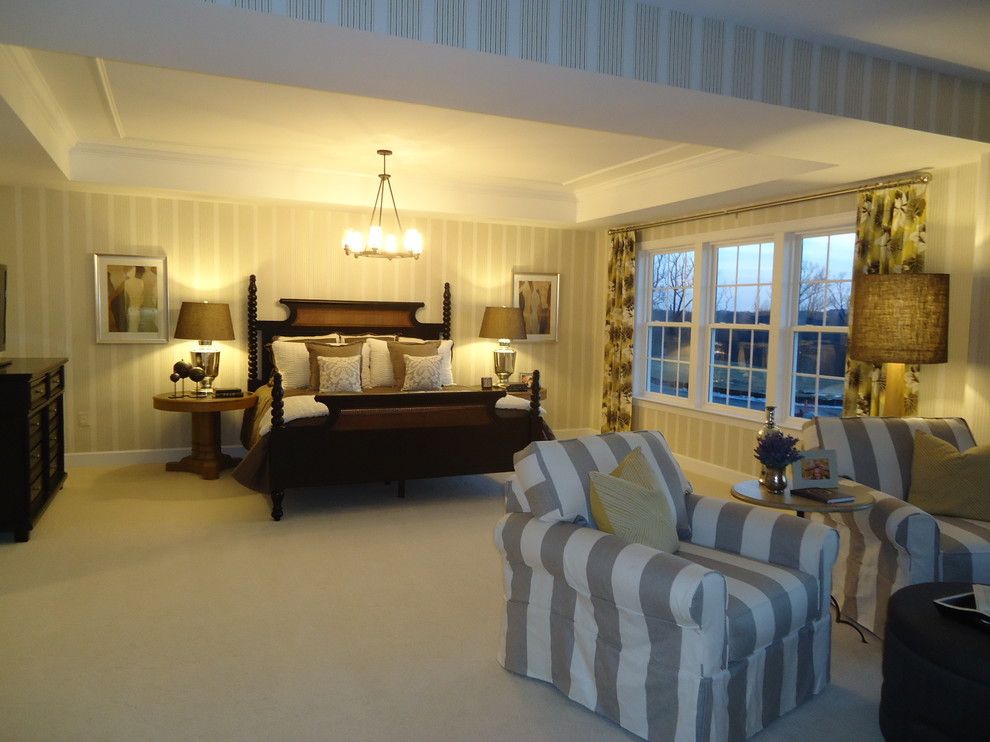 More simple yet sophisticated Side Panel Drapes - Industrial - Bedroom ...