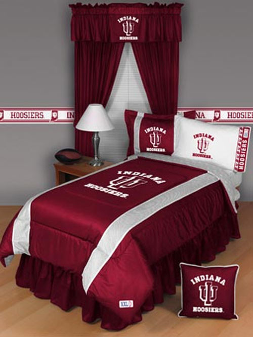 NCAA Indiana Hoosiers Room Decorations - Traditional - Bedroom ...