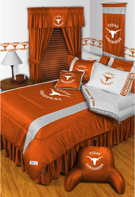 NCAA Texas Longhorns Bedding and Room Decorations - Modern - Bedroom ...