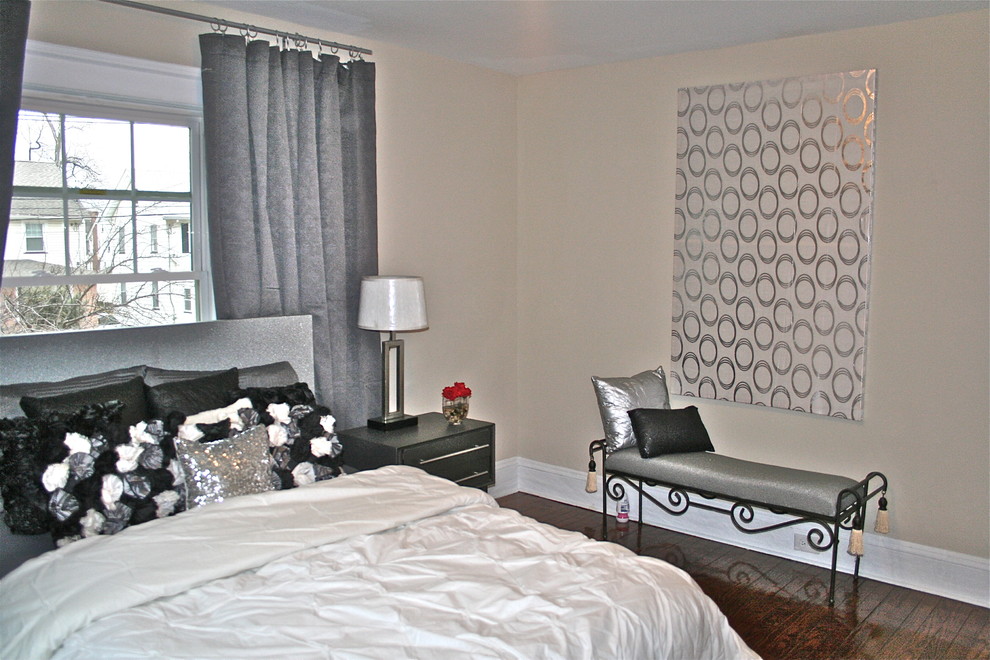 New Jersey home staging, home stager, silver, grey, - Modern - Bedroom ...