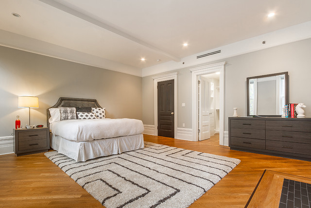 New York's First Rooftop Skybox - Transitional - Bedroom - New York ...