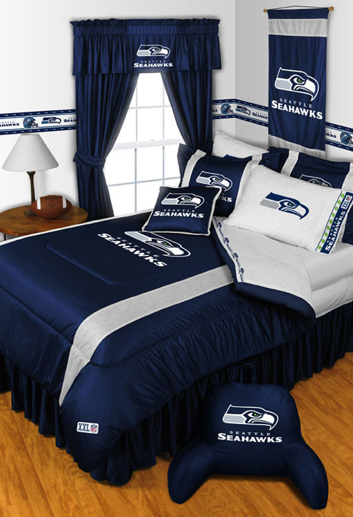 NFL Seattle Seahawks Bedding and Room Decorations - Modern - Bedroom ...