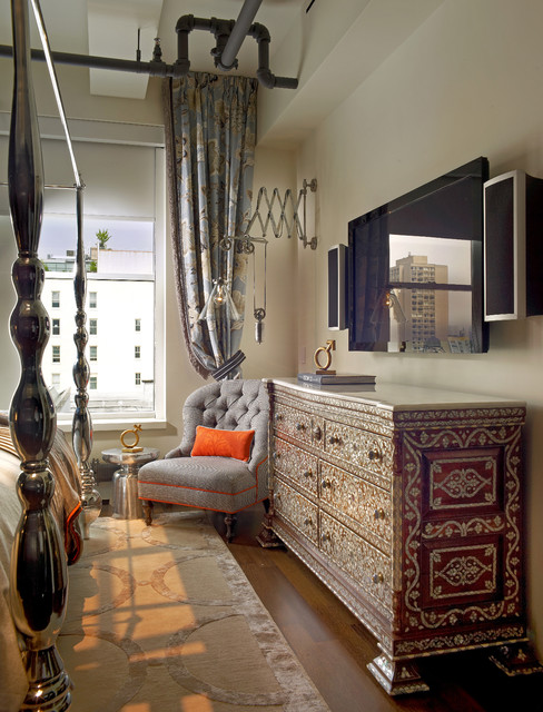 NYC Soho Loft - Eclectic - Bedroom - Houston - by Laura U Interior Design | Houzz UK