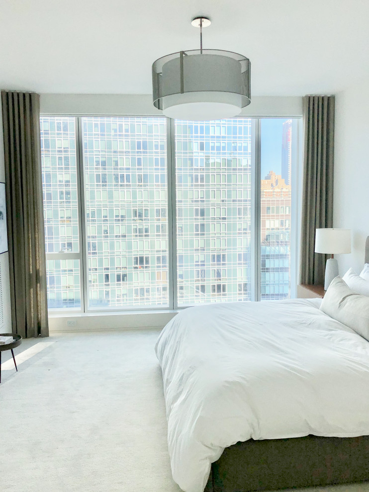 One West End Ave - Custom Stationary Drapery Panels - Bedroom - New ...