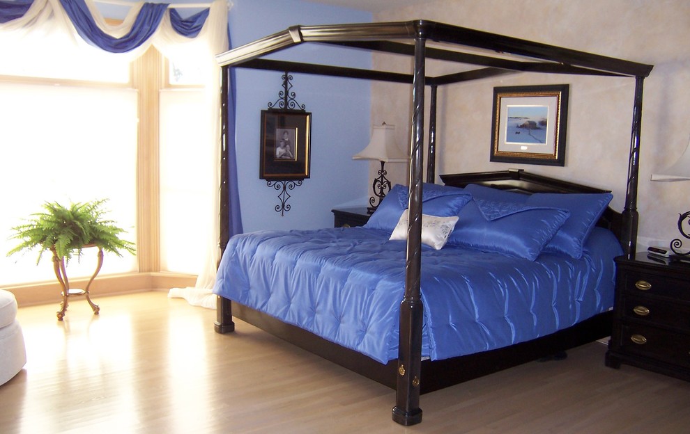 Periwinkle Blue Bedroom - Transitional - Bedroom - Chicago - by Suzan ...