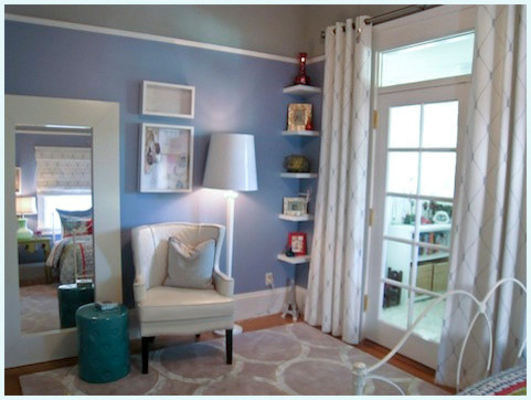 Periwinkle Teen Bedroom - Eclectic - Bedroom - San Francisco - by Olive ...