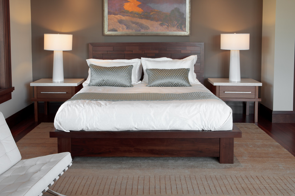 Peruvian Walnut Bed - Contemporary - Bedroom - Salt Lake City - by ...