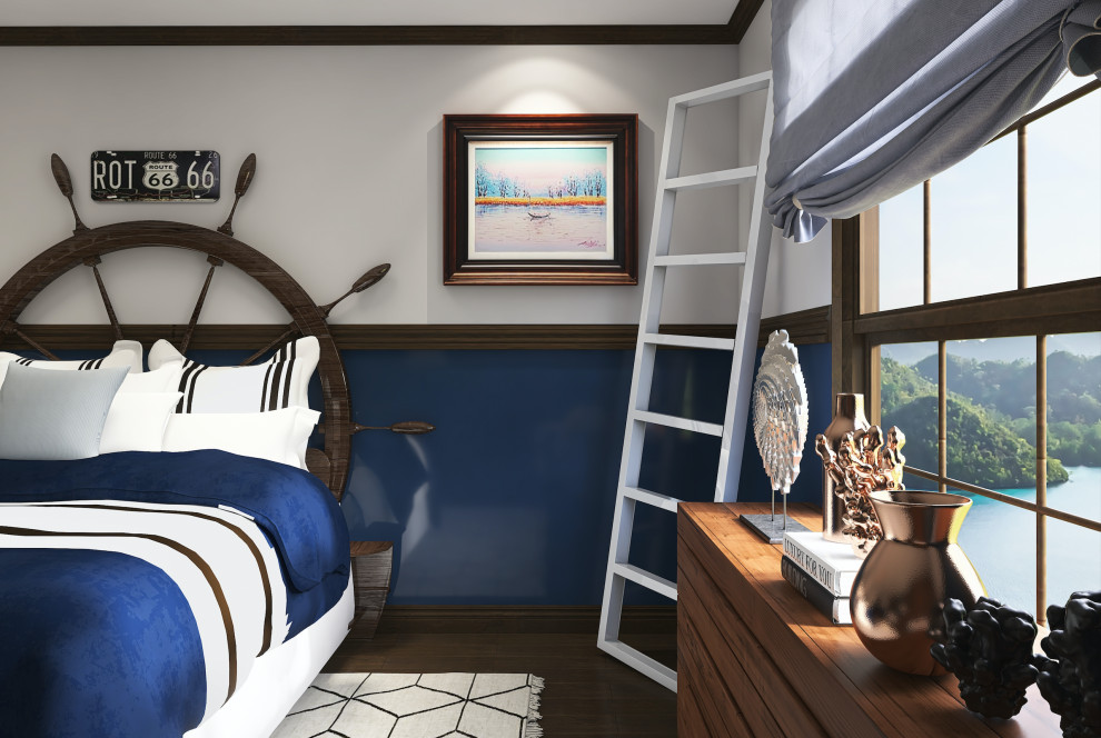 Pirate Ship Bedroom - Beach Style - Bedroom - Other - by ViviCore ...