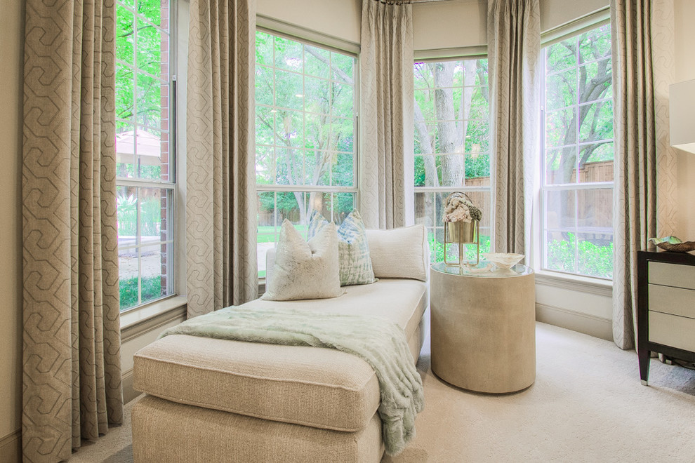 Plano Transitional Master Bedroom and Guest Room Suite Full Service ...