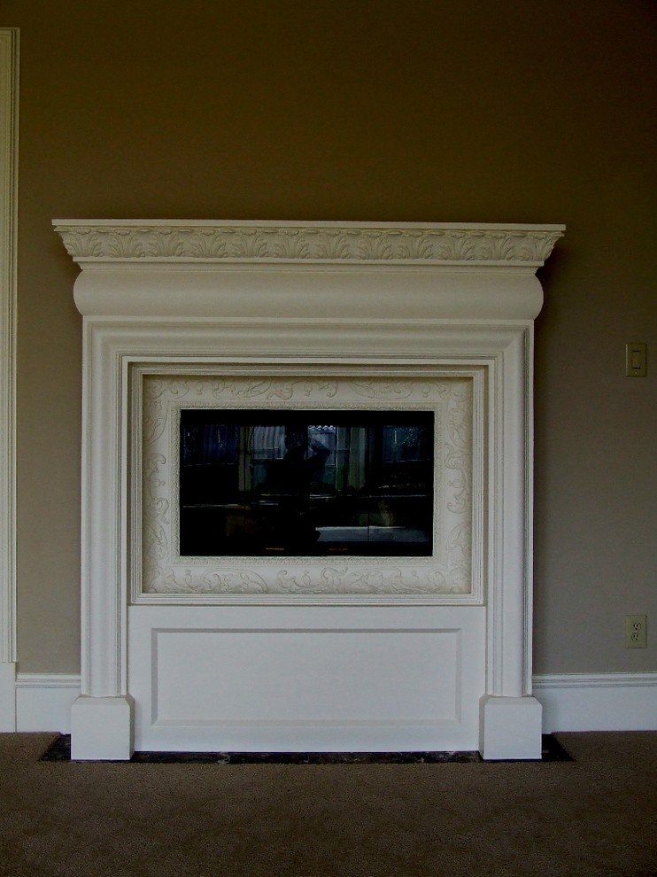 plaster mantel - Mediterranean - Bedroom - Dallas - by American Masonry ...