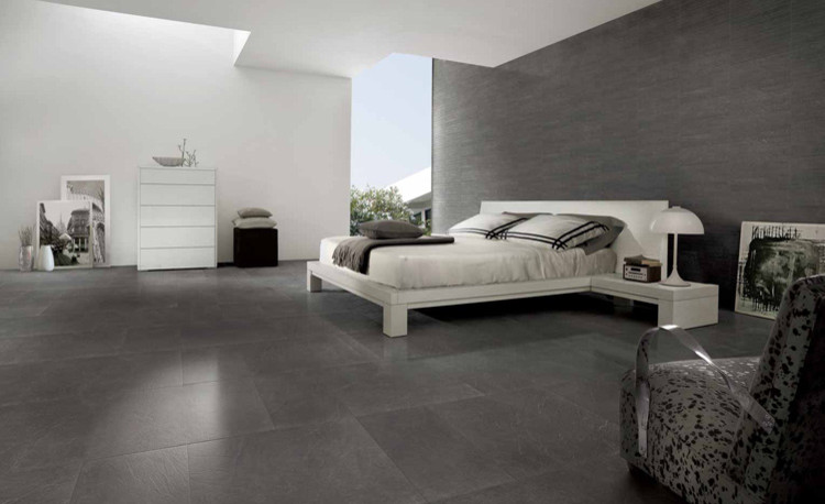 Porcelain Tile Modern Bedroom - Contemporary - Bedroom - San Francisco ...