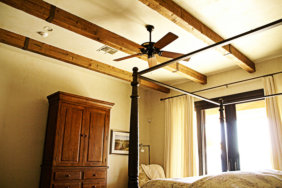 Possum Kingdom-Master beams - Rustic - Bedroom - Dallas - by Green ...