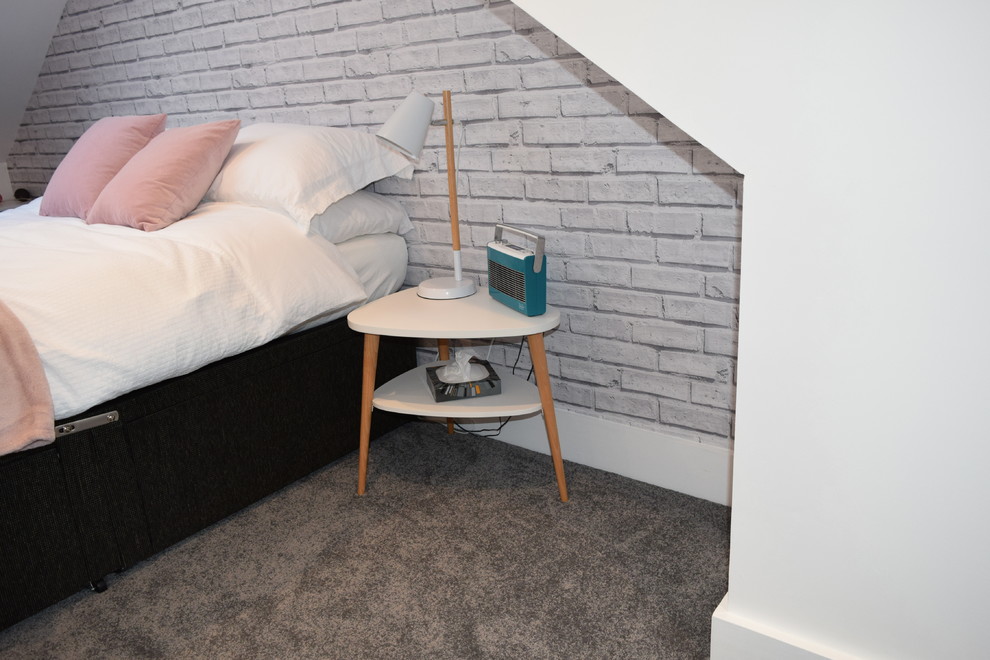 Rear inset dormer loft conversion into one bedroom, one bathroom ...