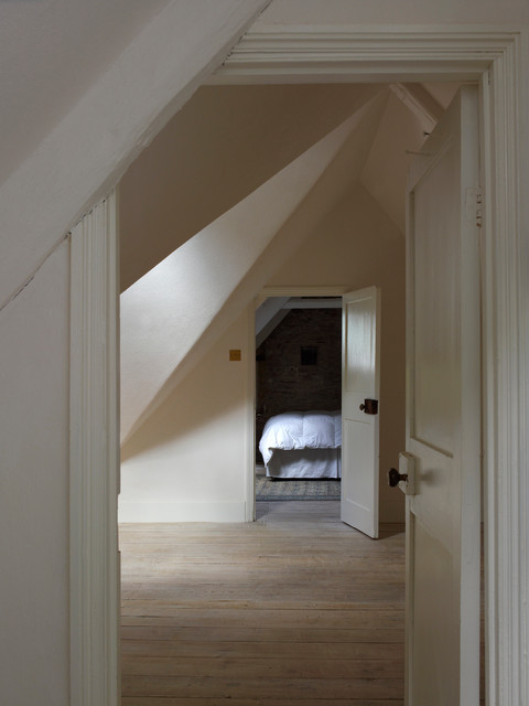 Restoration of Grade I Cornish House - Bedroom - London - by Russell ...