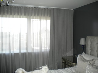 Ripplefold Drapery - Modern - Bedroom - Seattle - by Seattle Design ...