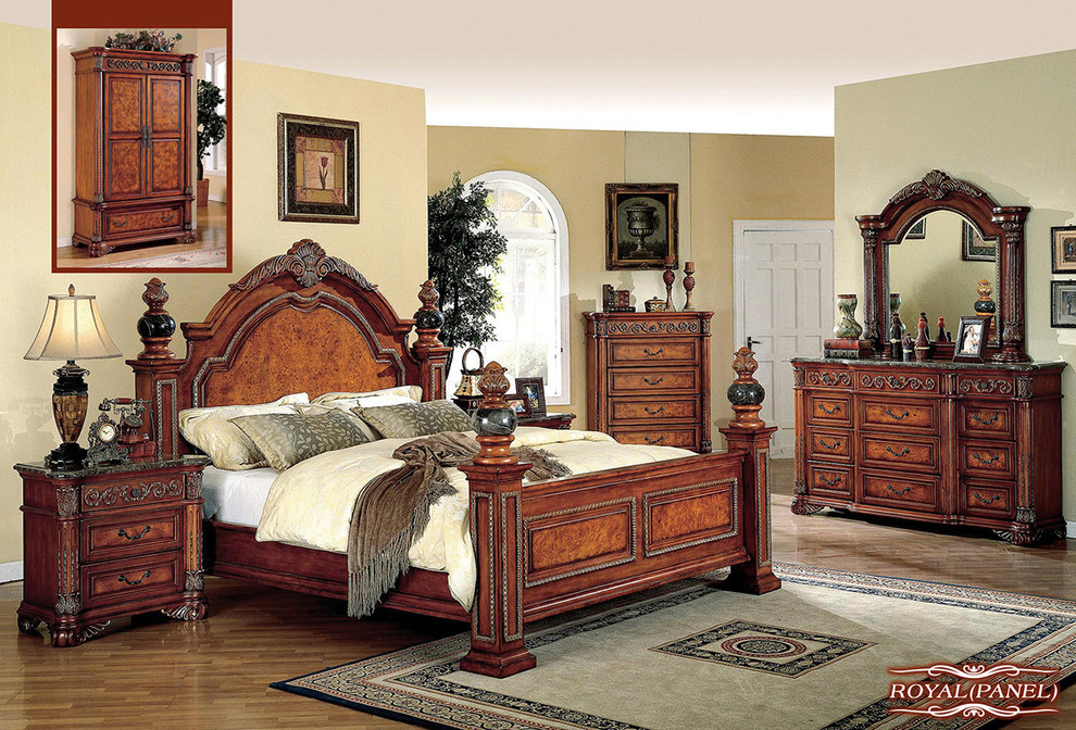 Royal Panel Bedroom Set - Traditional - Bedroom - New York - by ...