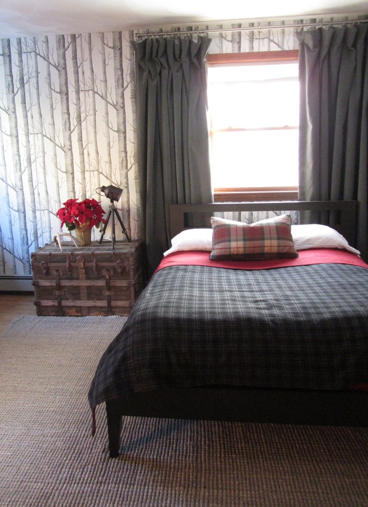 Rustic Chic Masculine Bedroom Design - Eclectic - Bedroom - Boston - by ...