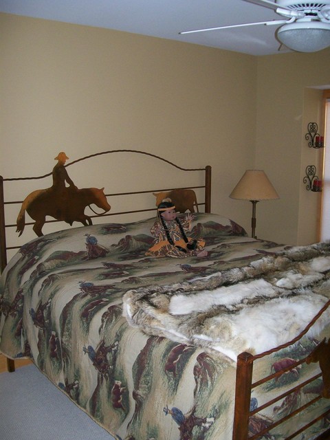 Rustic Ranch House - Rustic - Bedroom - Chicago - by Painting in ...