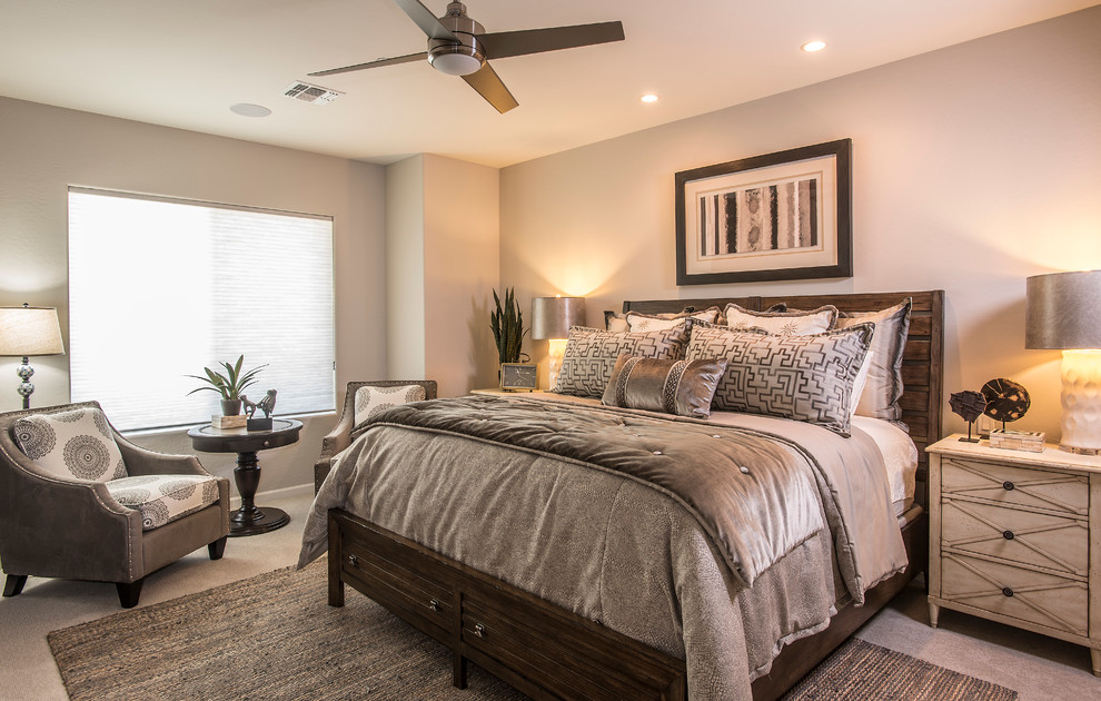 Rustic Suburban Residence - Rustic - Bedroom - Phoenix - by La-Z-Boy ...