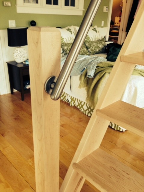 Ship Ladder - Rustic - Bedroom - New York - by Acadia Stairs | Houzz
