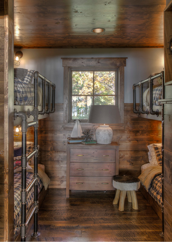 Sleeping Spaces - Built In - Rustic - Bedroom - Minneapolis - by Lands ...