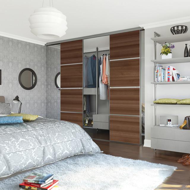 SpacePro Sliding Wardrobe Doors Moderno Camera da Letto Glasgow di Bedrooms Plus Houzz