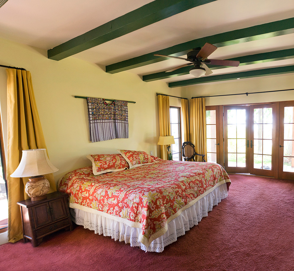 Spanish Hacienda Homestead - Southwestern - Bedroom - Santa Barbara ...