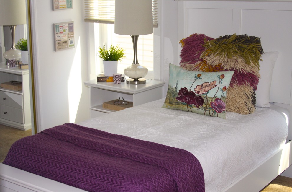 Staged Bedroom - Contemporary - Bedroom - DC Metro - by Wall to Wall ...