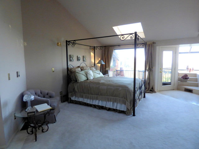 Staging of a Master Bedroom --- Before and After Photos - Traditional ...