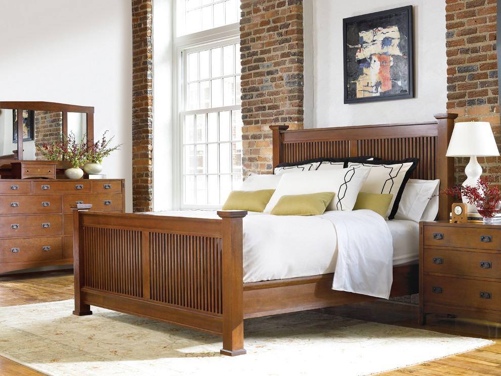 Stickley Prairie Bed - Traditional - Bedroom - DC Metro - by User | Houzz