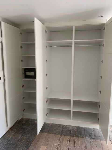 Strong White Shaker Style wardrobes - Traditional - Bedroom - Dorset ...