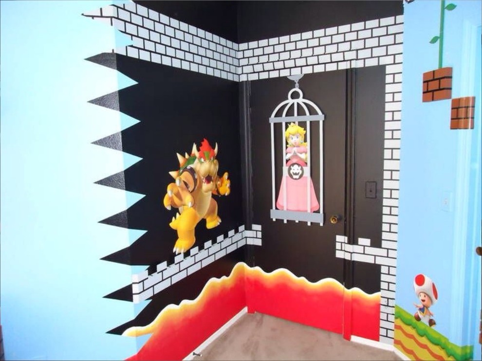 Super Mario Kids Bedroom - Contemporary - Bedroom - Orlando - by Build ...