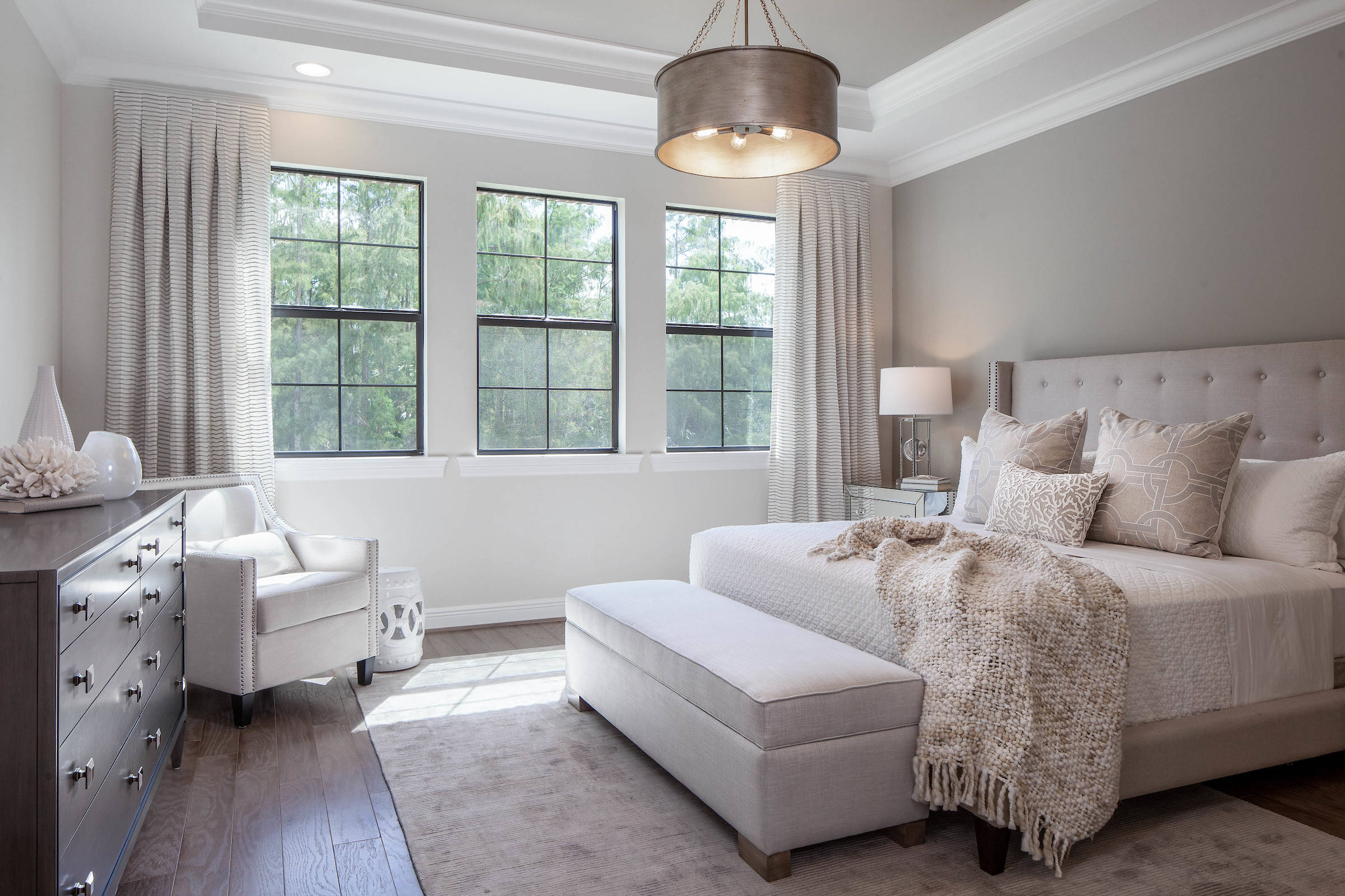 Transitional style bedroom store