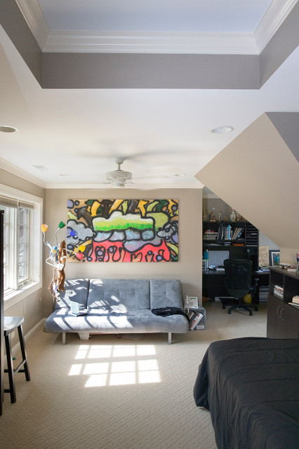 Teen's Bedroom with Clipped Ceiling and Tray Ceiling Detail - Classico ...