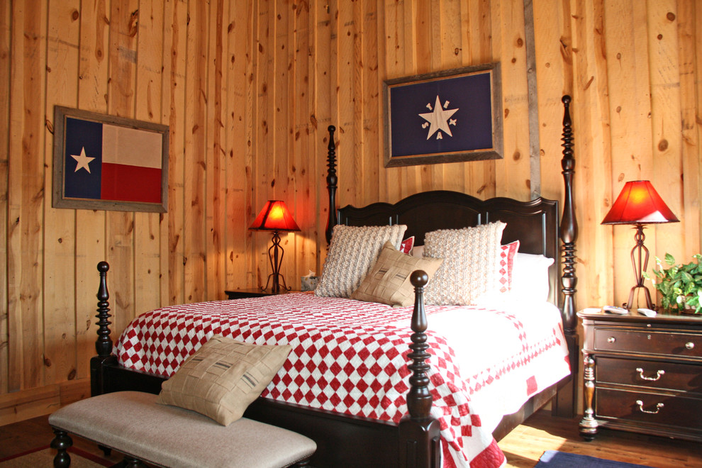 Texas Rustic Barn Home Living - Rustic - Bedroom - Other - by Sand ...