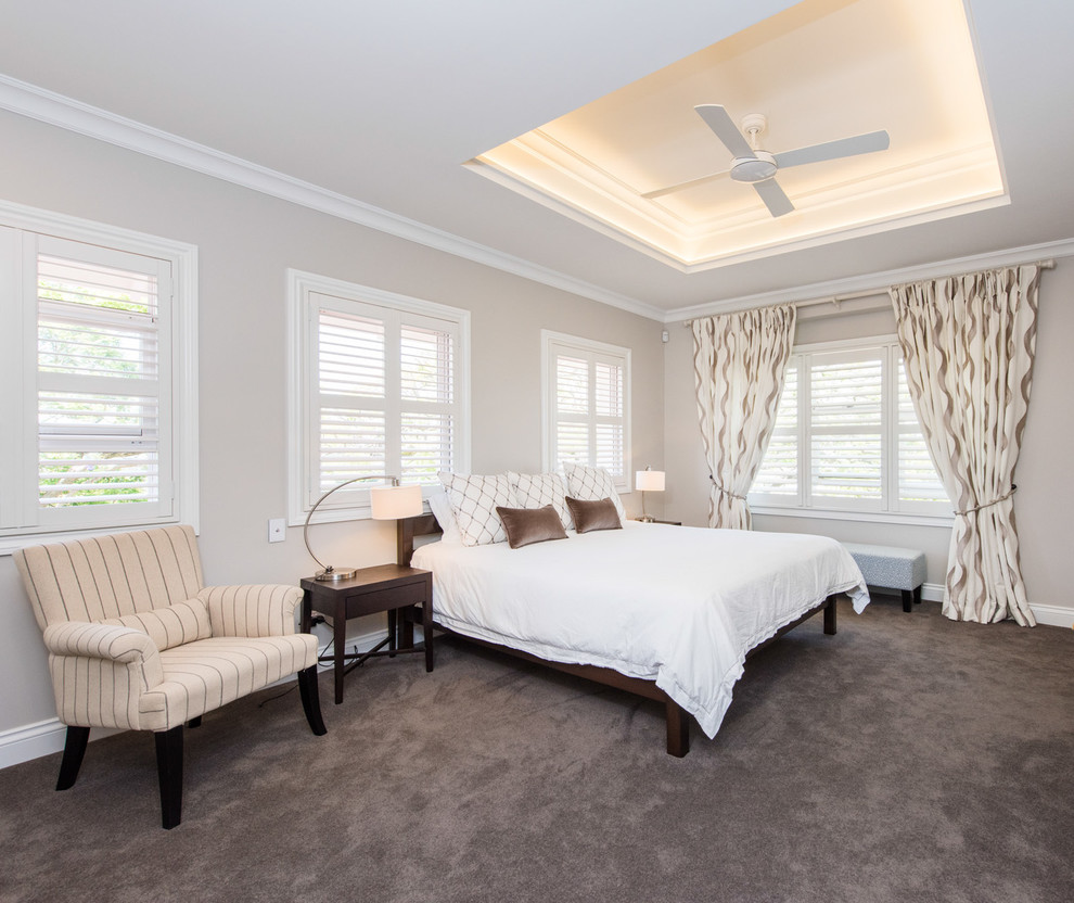 The Master Bedroom - Cool Calm neutrals - Contemporary - Bedroom ...