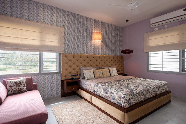 THE SMALL TOWN TRIAD (CASE-STUDY HOUSE#2) - Contemporain - Chambre ...