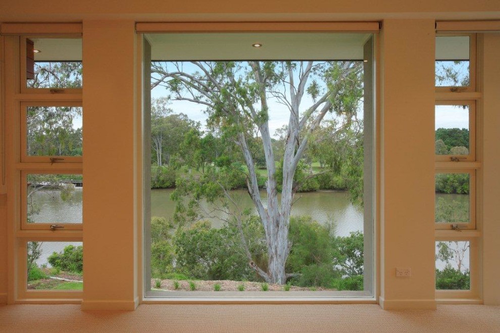 This large fixed picture window from Eden Made perfectly frames the ...