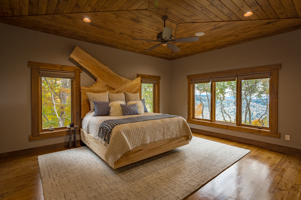 Timber Ridge Custom Home - Rustic - Bedroom - Charlotte - by VPC ...