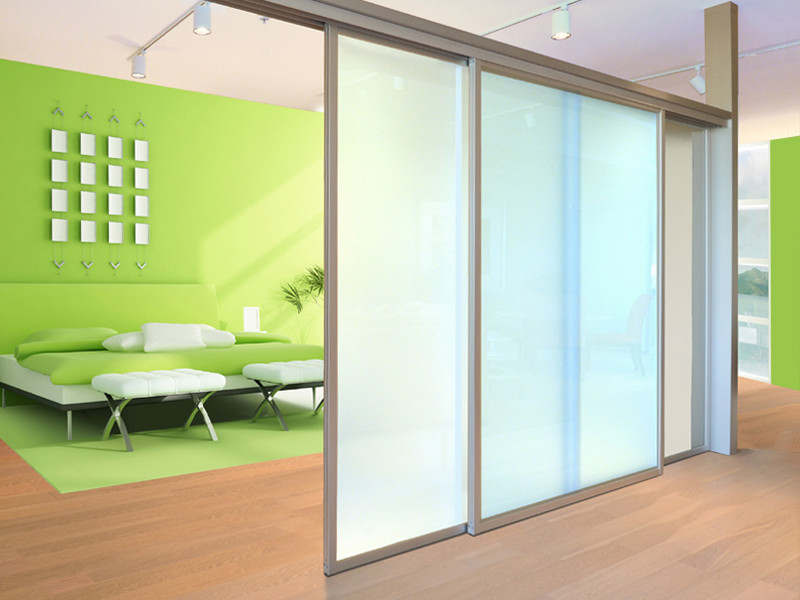 Top Hung Room Divider - Contemporary - Bedroom - Los Angeles - by ...