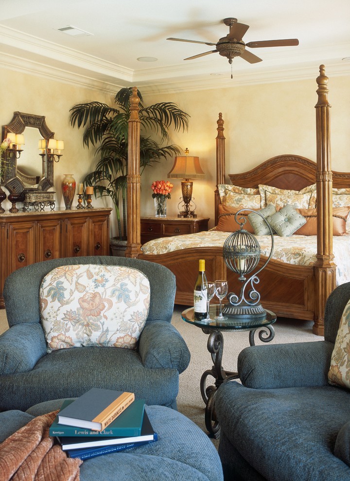 Traditional, Inviting Master Bedroom - Traditional - Bedroom - San ...