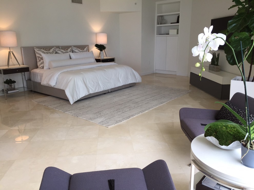Transitional Master Bedroom - Transitional - Bedroom - Miami - by All ...