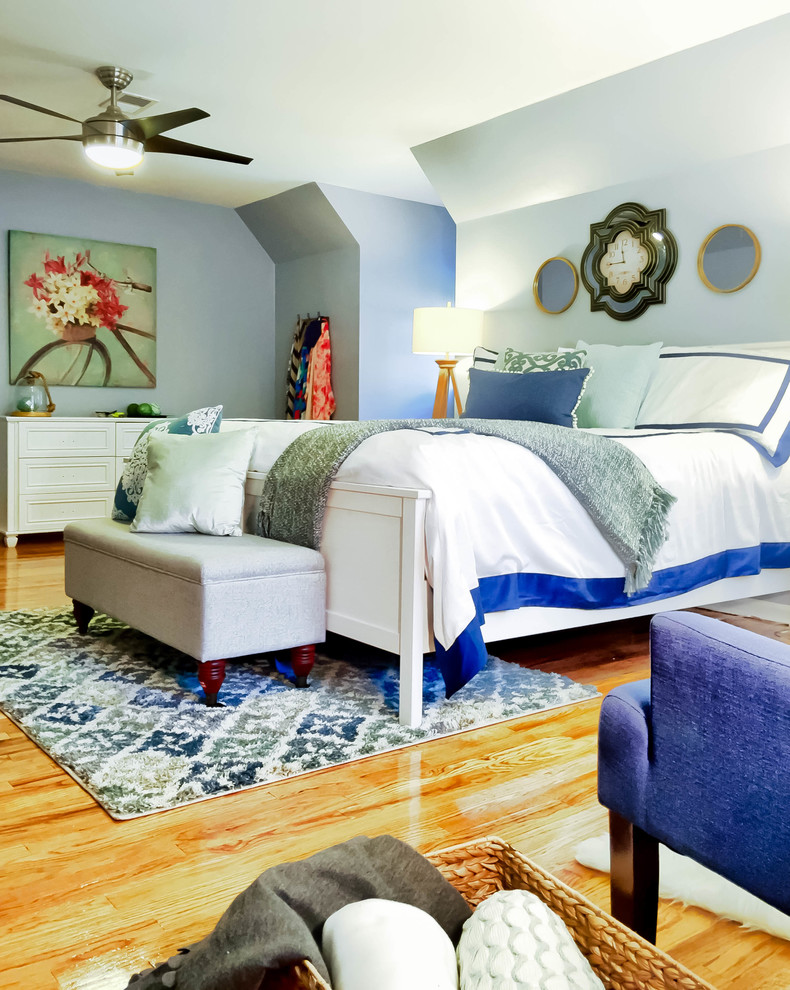 Transitional-Modern Master Bedroom - Transitional - Bedroom - Atlanta ...