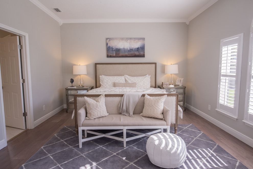 Transitional Townhouse - Transitional - Bedroom - Tampa - by One Piece ...